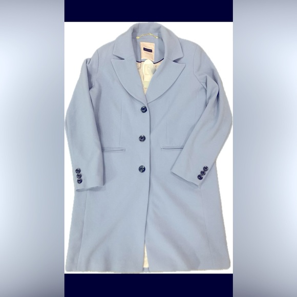 Part Two | Jackets & Coats | Nwt Beautiful Powder Blue Part Two Wool ...